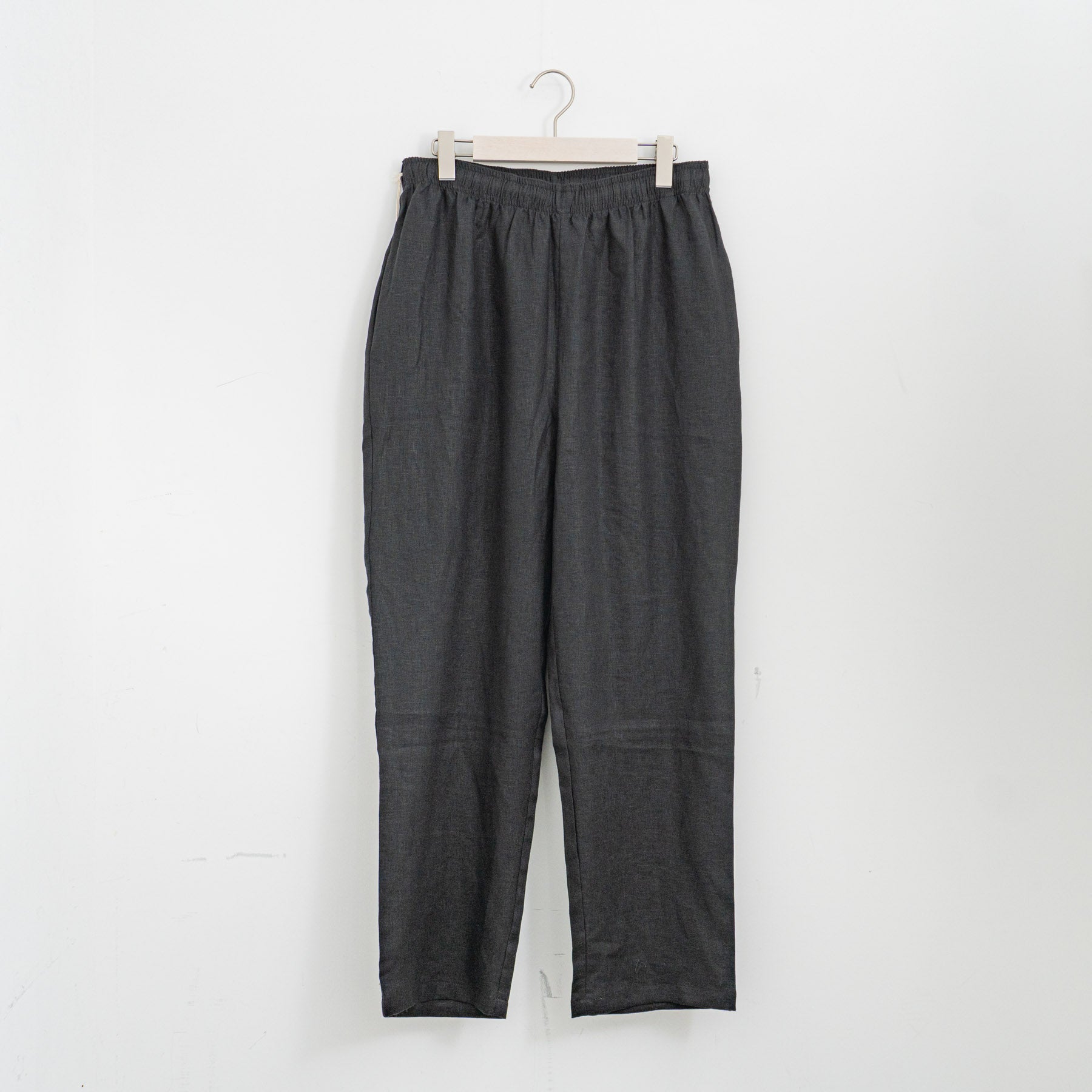 VOIRY/ DOCTOR PANTS-LINEN col.Black – haus-netstore